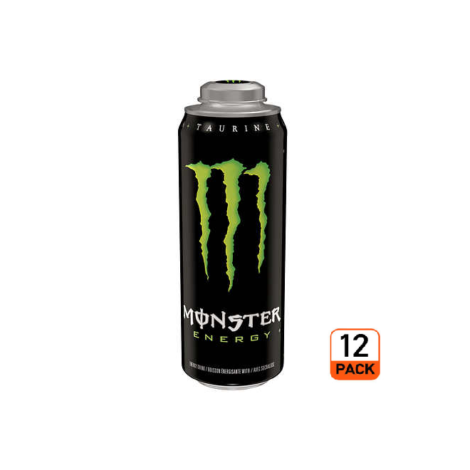 Monster Boisson énergisante méga verte, 710 ml - 12 / paquet