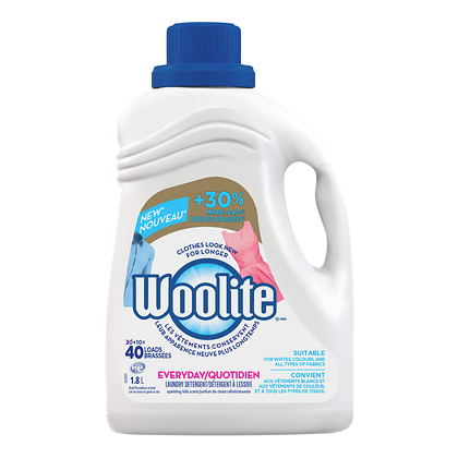 Woolite Everyday, Laundry Detergent, 1.8 L, With Colour Renew - Clothes ...
