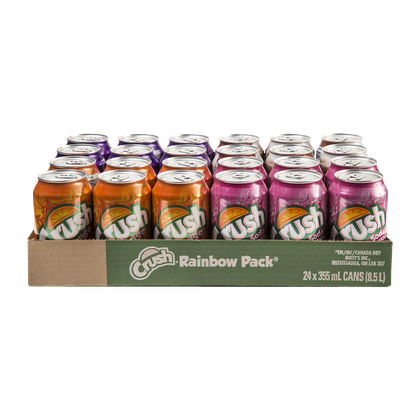 Crush Tray Variety Pack Soda Case 24x355mL