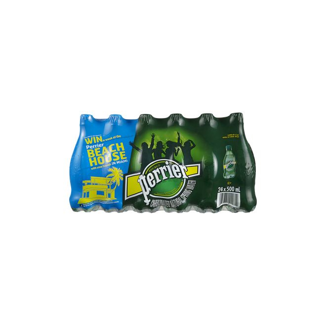 Perrier Carbonated Natural Spring Water (Case) (24x500mL)