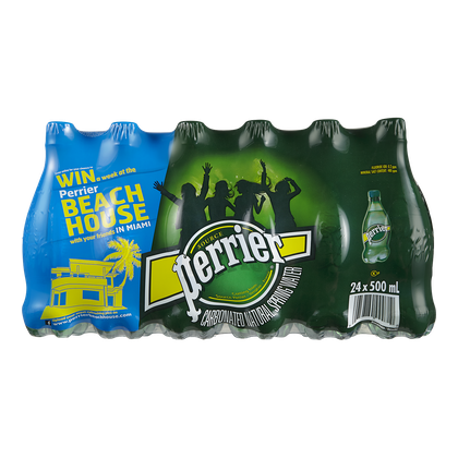 Perrier Carbonated Natural Spring Water (Case) (24x500mL)