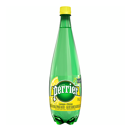 Perrier Sparkling Water, Lemon (Case) (6x1L)