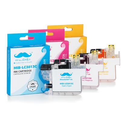 Brother LC3013 3PKS Compatible Color Ink Cartridge Combo High Yield C/M ...