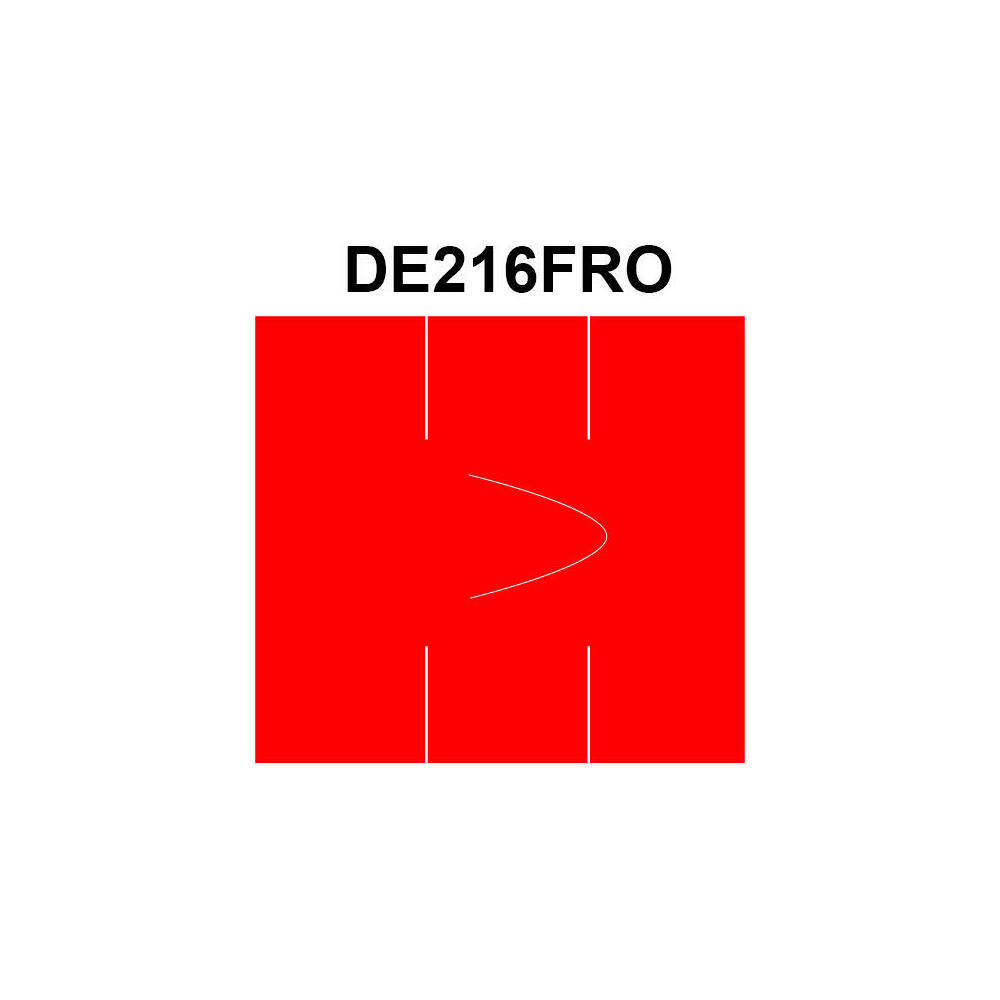 Avery Dennison® 216™ Refill Labels, Permanent Adhesive, White / Red, 40 ...