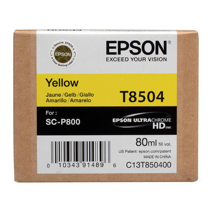Epson T850400 UltraChrome HD Yellow Ink Cartridge (80 ml)