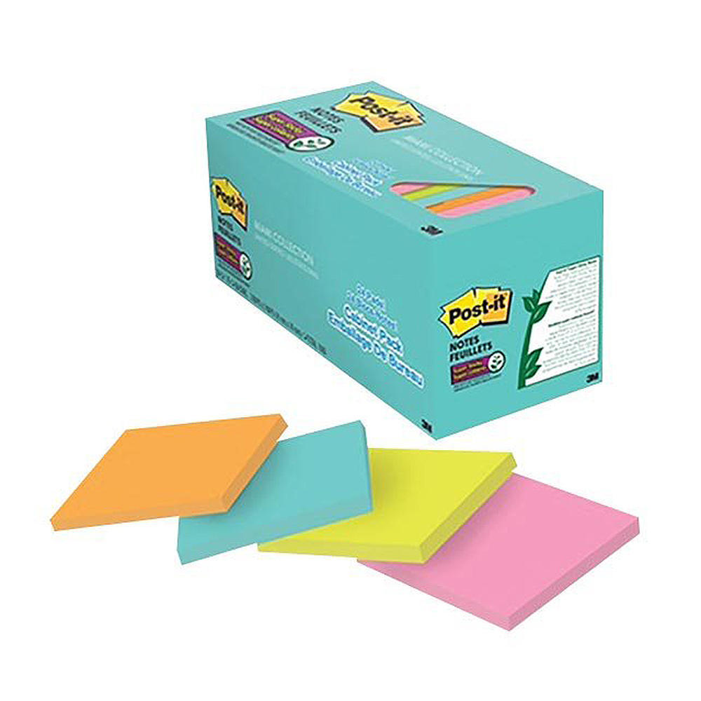 Post-it® Super Sticky Notes - Supernova Neons Collection
