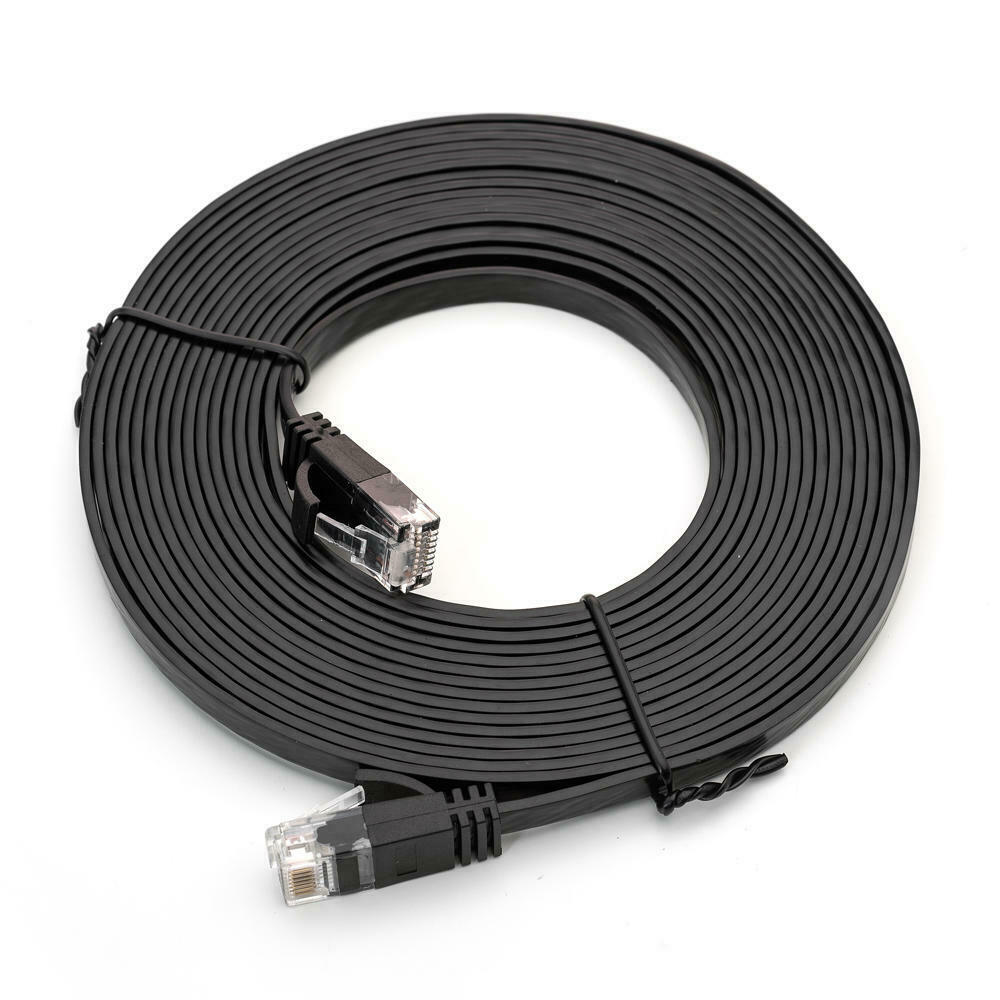 Câble réseau Internet plat Câble de raccordement Ethernet Cat6 court ...