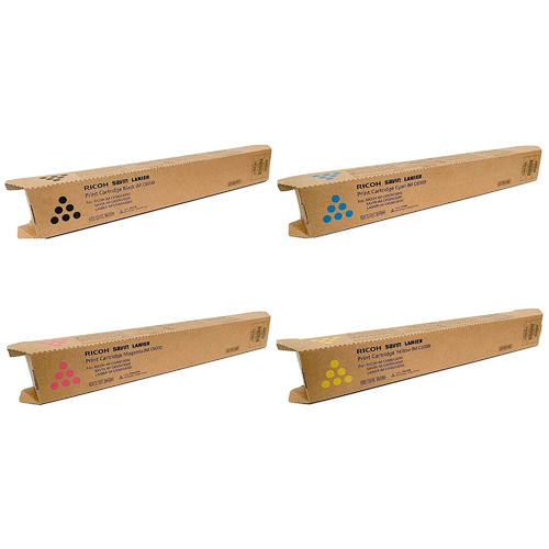 Ricoh 842279 842282 842281 842280 cartouche de toner originale combo BK ...