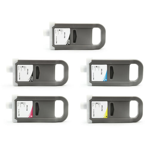 Canon PFI-710 cartouche d'encre compatible combo MBK/BK/C/M/Y - 700ml chaque