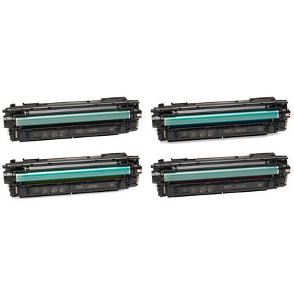 Compatible HP 657X CF470X CF471X CF473X CF472X Toner Cartridge Combo ...