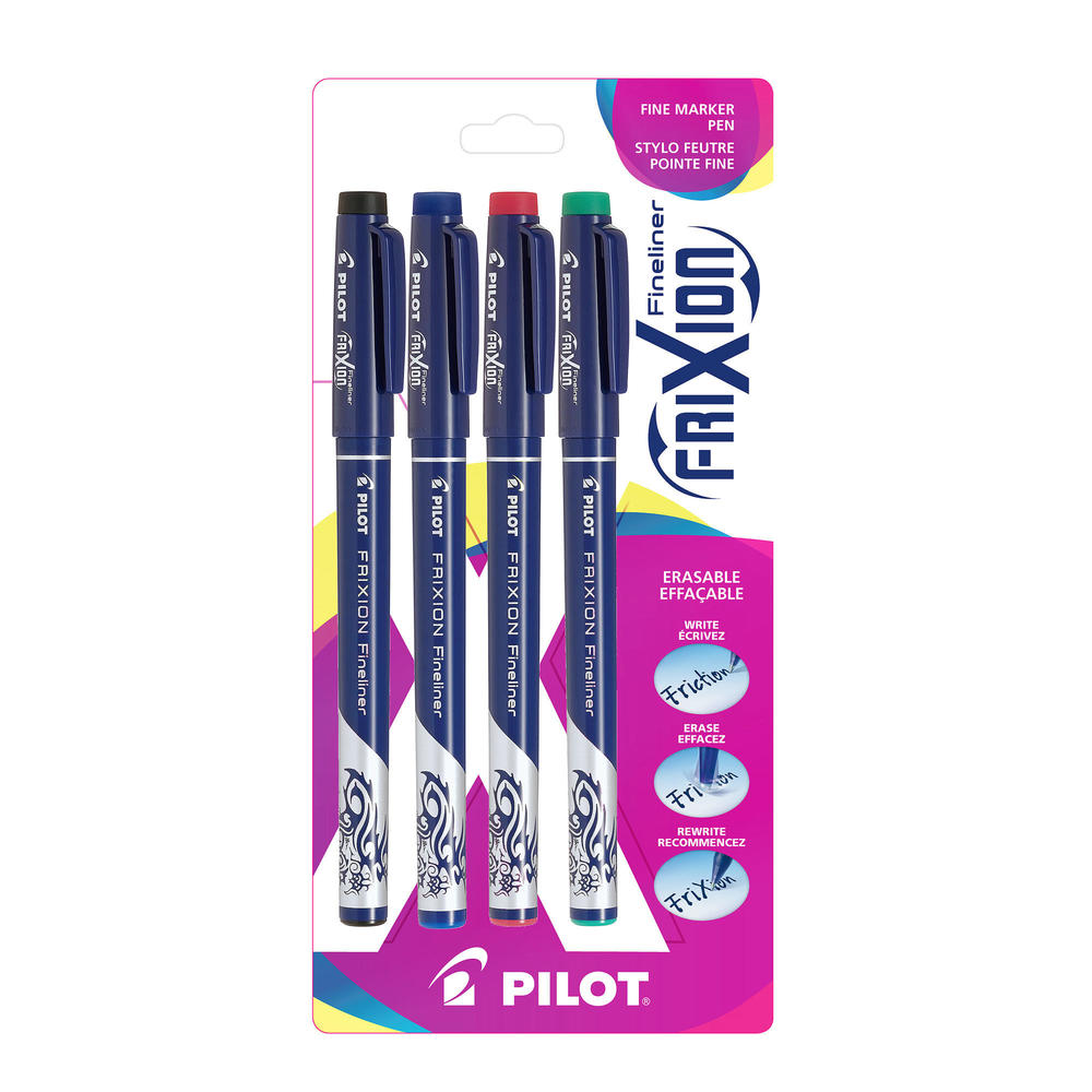 Pilot FriXion Fineliner Marker Pen, Fine Tip, Erasable