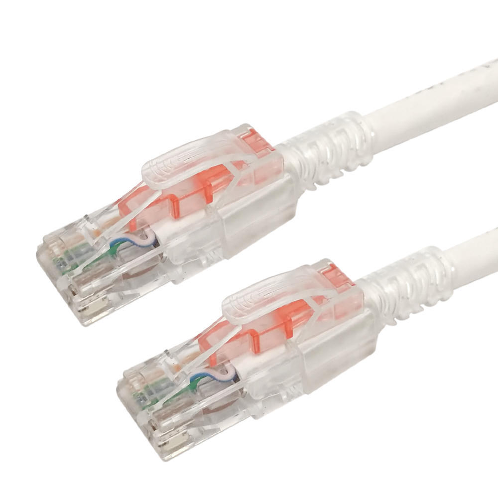 RJ45 Cat6a Patch Cable Custom Locking Style Boot
