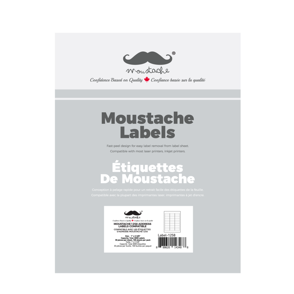 Genuine 100 Sheets Per Pack Address Labels Compatible With The Avery