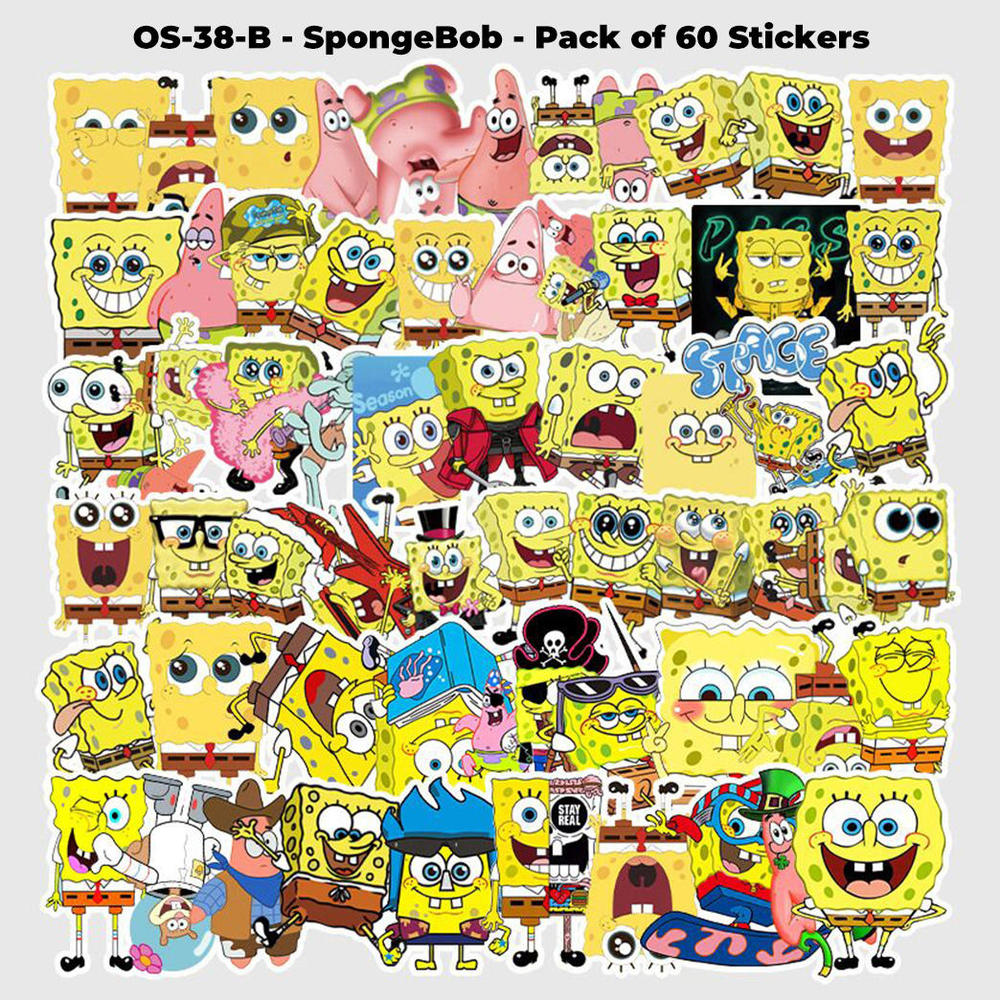 Waterproof Cartoon Decal Stickers for Bottle Luggage Laptop Car Toy Phone