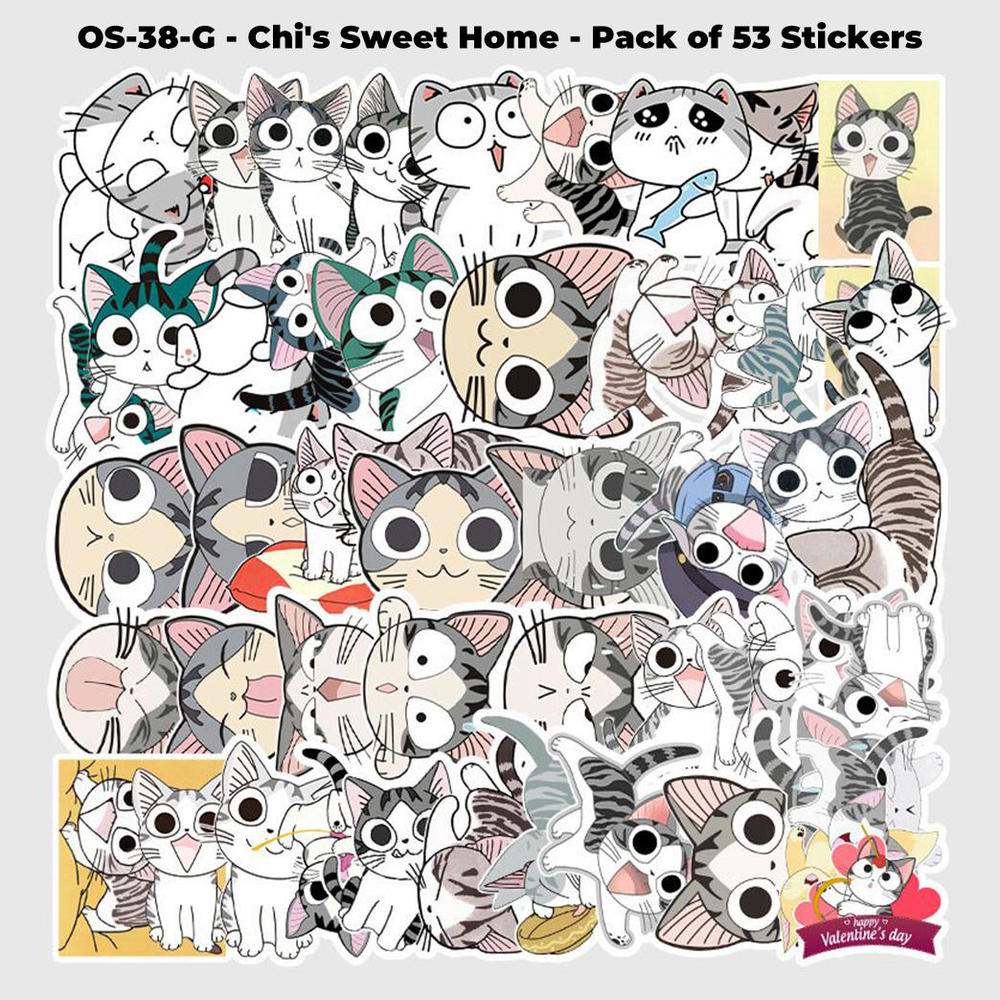 Waterproof Cartoon Decal Stickers for Bottle Luggage Laptop Car Toy Phone