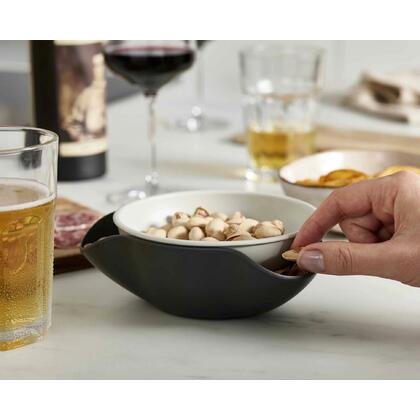 Double-Dish™ Bol de service à collation avec base collectrice de ...