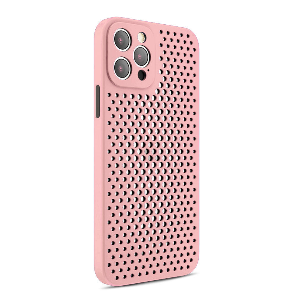 Breathable Mesh Heat Dissipation Phone Case for iPhone 12 Pro Max 6.7 ...