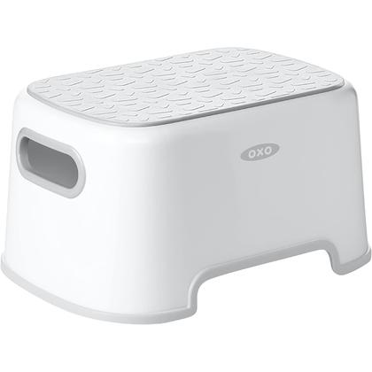 Plastic Step Stool,Non-Slip,Grey,Suitable For Kids And Adults - Oxo Tot