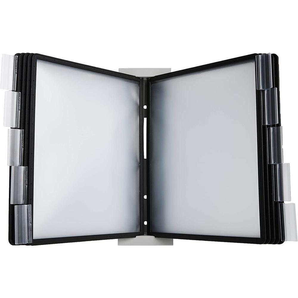 Durable Instaview® Desktop Reference System, Assorted Colors, 10 Panels