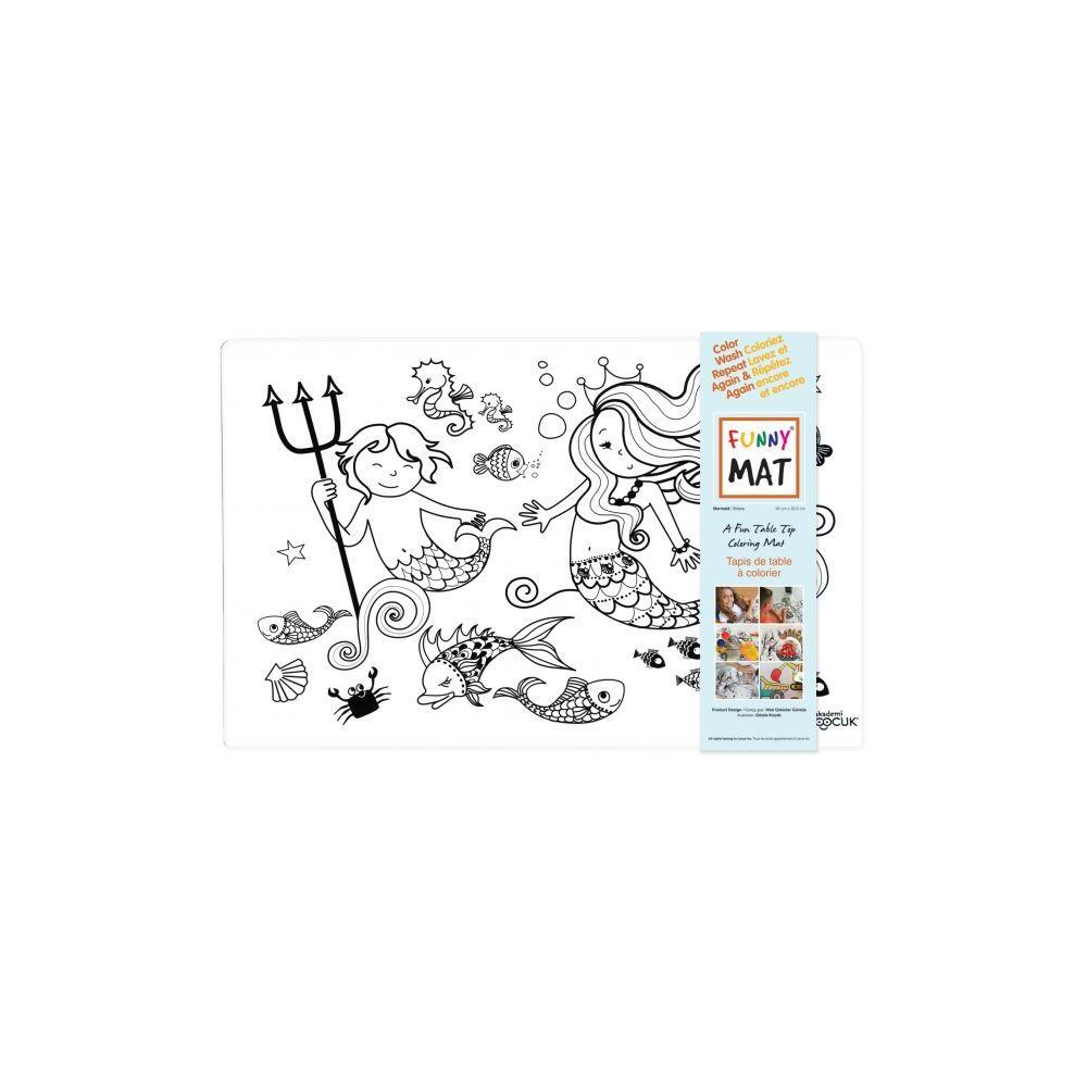 Funny Mat® Colouring Mat, Medium Size, Washable & Reusable