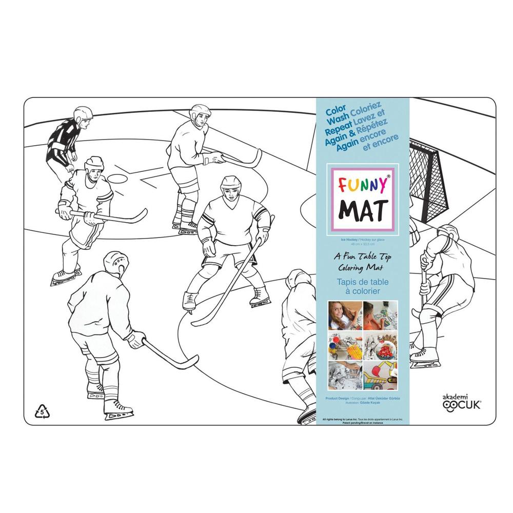 Funny Mat® Colouring Mat, Medium Size, Washable & Reusable