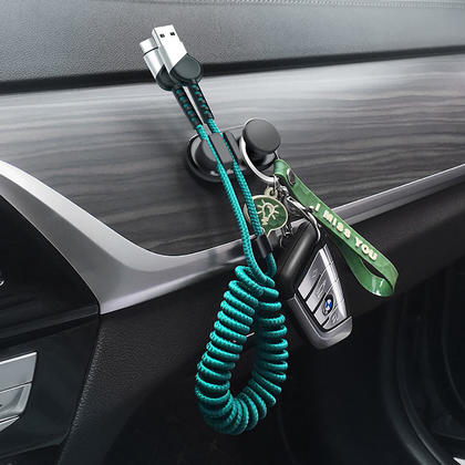 Portable Premium ABS Material Car Storage Cable Hook for Car and Home Use