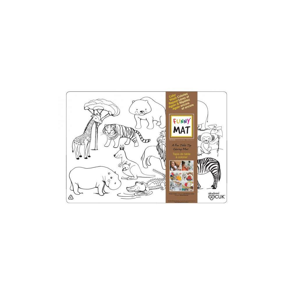 Funny Mat® Colouring Mat, Medium Size, Washable & Reusable