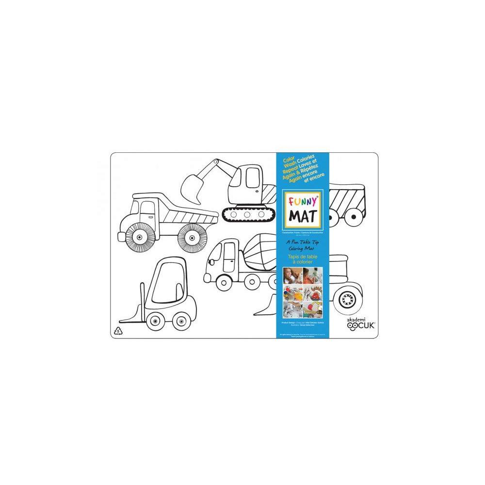 Funny Mat® Colouring Mat, Medium Size, Washable & Reusable