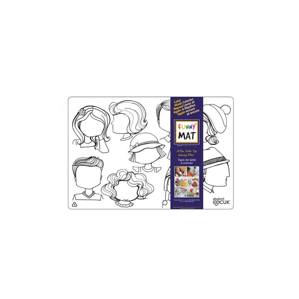 Funny Mat® Colouring Mat, Medium Size, Washable & Reusable
