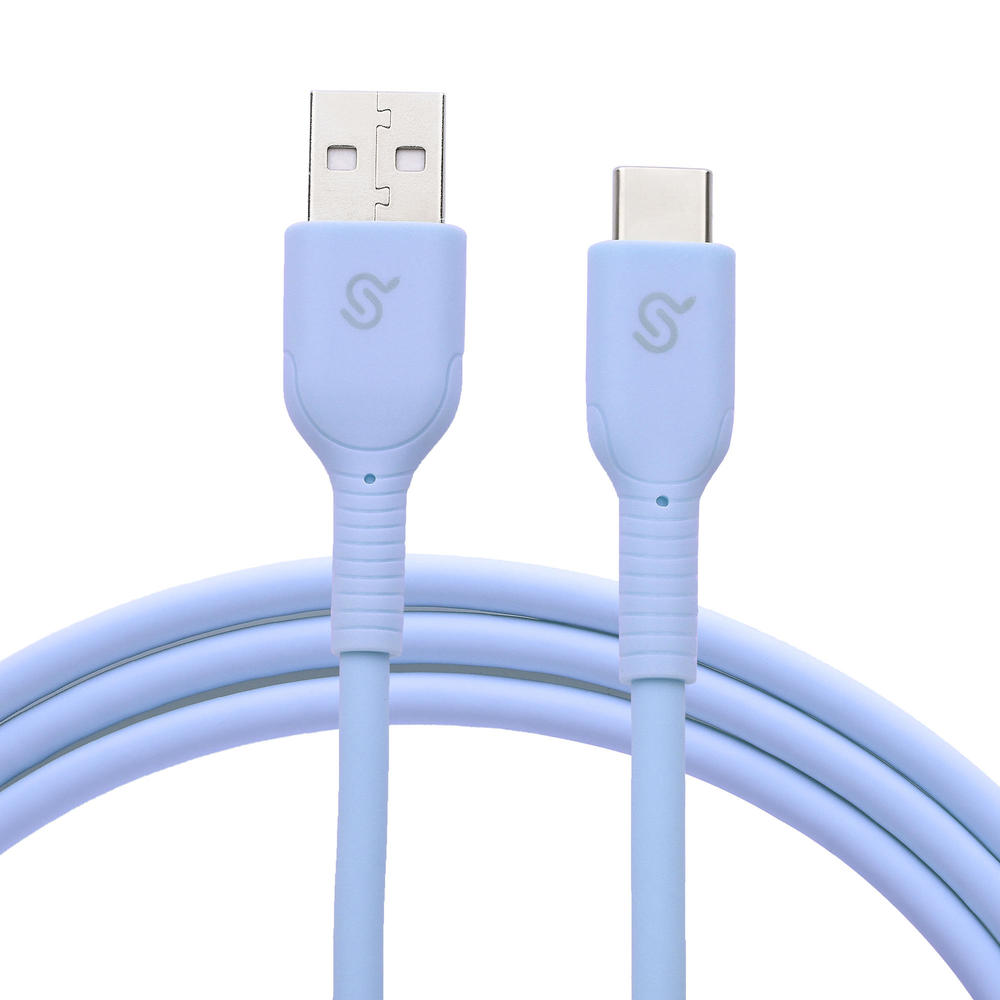 Ultra-soft USB2.0 Type-C to USB-A Charge Silicone Cable, 3.28 ft ...