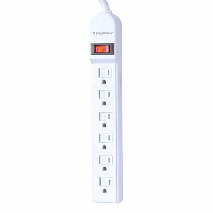 6-Outlet Power Strip with Safe Lock, 3Ft 14AWG Cord, ETL Certificated ...