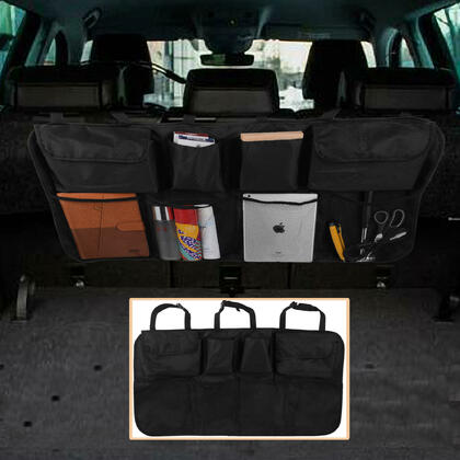 Super Capacity Car Trunk Hanging Organizer with Stick Stripes ...
