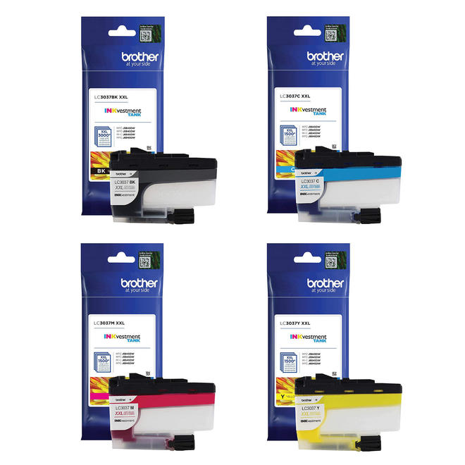 Brother LC3037 Original Ink Cartridge Combo Extra High Yield BK/C/M/Y