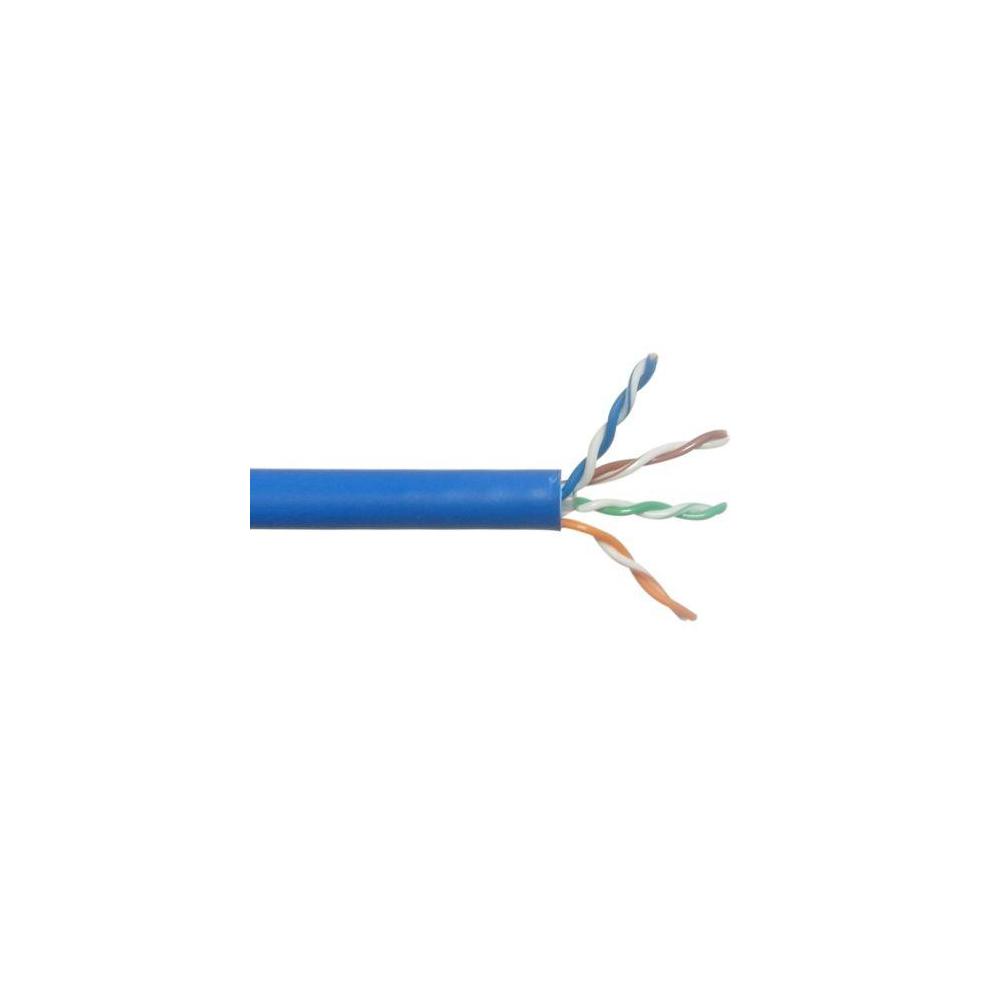 1000ft CAT6A Solid U/UTP 650MHz 23AWG CMP Plenum Bulk Cable