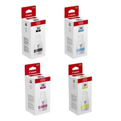 Canon GI-26 Original BK/C/M/Y Ink Bottle