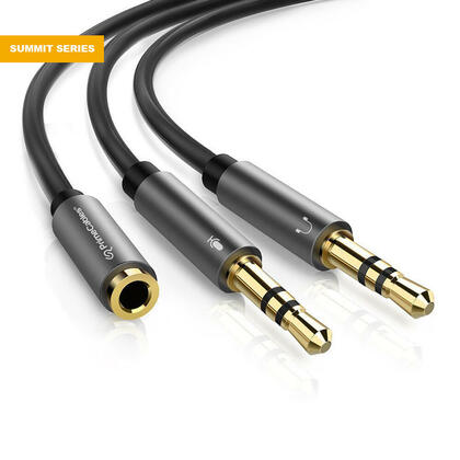 Summit Series Headphone Y Cable 3.5mm Female to 2 Dual (Earphone ...