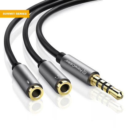Summit Series Headphone Y Cable 3.5mm Male to 2 Dual (Earphone ...
