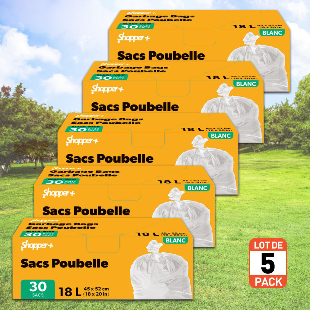 Garbage Bags Kitchen Trash Bag For Home Office - Shopper+