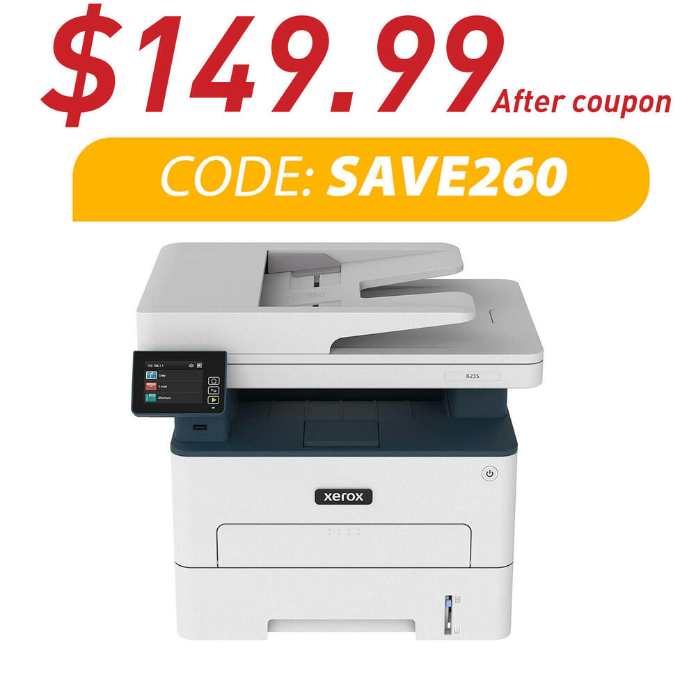 Xerox B235/DNI Wireless All-in-One Laser Printer