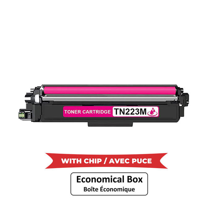 Brother TN223 Compatible Magenta Toner Cartridge - With Chip ...