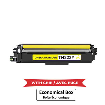 Brother TN223 Compatible Yellow Toner Cartridge - With Chip ...