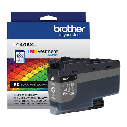 Brother LC406XLBKS cartouche d'encre originale noire haute capacité