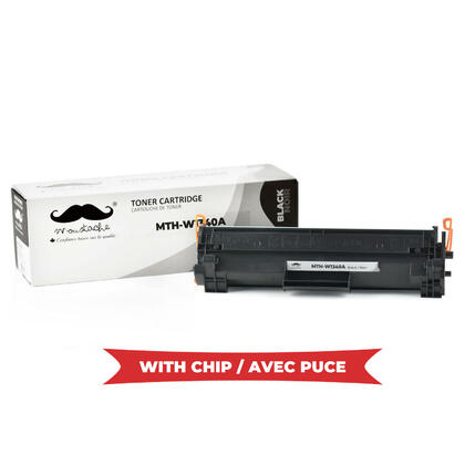 Compatible HP 134A W1340A Black Toner Cartridge - With Chip - Moustache®