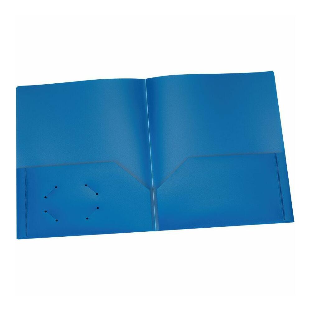 DUO-TANG Poly Report Cover, Portfolio, Assorted Colours, 25 packs, 1036797