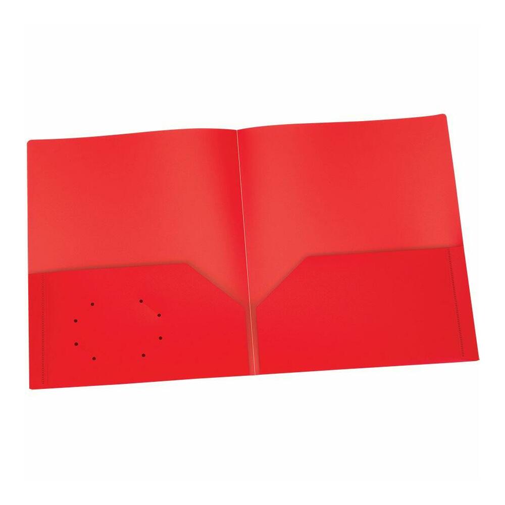 DUO-TANG Poly Report Cover, Portfolio, Assorted Colours, 25 packs, 1036797