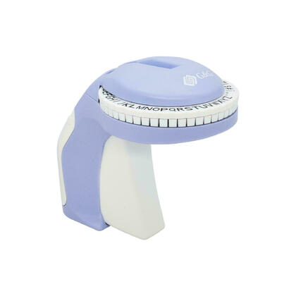 Embossing Hand-Held Label Maker with 3 Color Tapes (Black, Blue, Red)