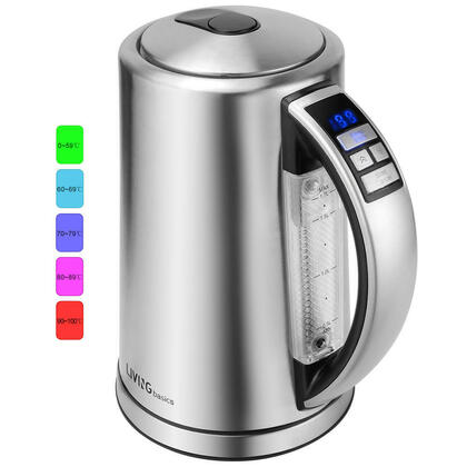 Temperature Kettle Programmable 1.7 Liter 8-Cup 1500 Watt ...