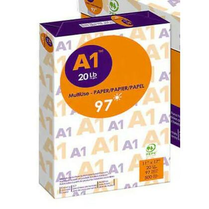 A1® Copy Print Paper, 11'' x 17'', 97 brightness, 500 Sheets/Ream（2500 ...