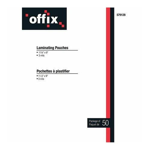 Offix® Thermal Laminating Pouches, Letter Size