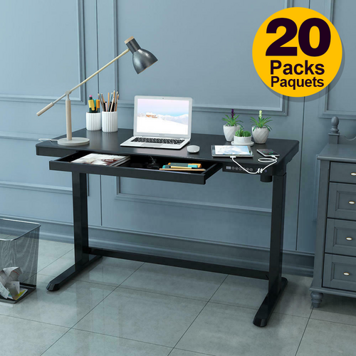 Ergonomic Electric Height Adjustable Standing Desk - PrimeCables